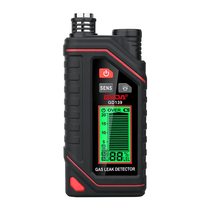 GVDA GD139 Rechargeable Combustible Gas Detector with Retractable Prob ...