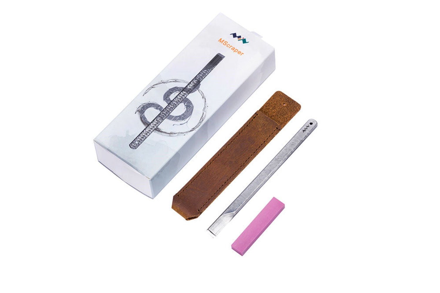 Damascus Steel Stain Scraper | AMPANOVA